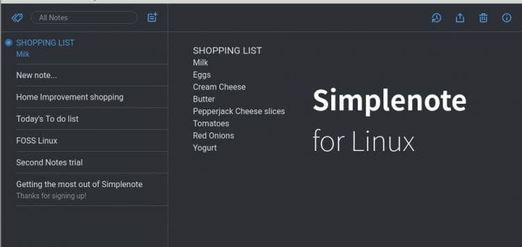 SimpleNote keeps your notes synced across Linux, Android, iOS, and Windows