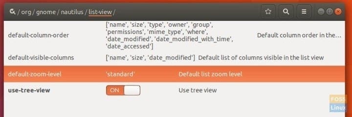 How to enable Tree View in Ubuntu 17.10 Files Manager