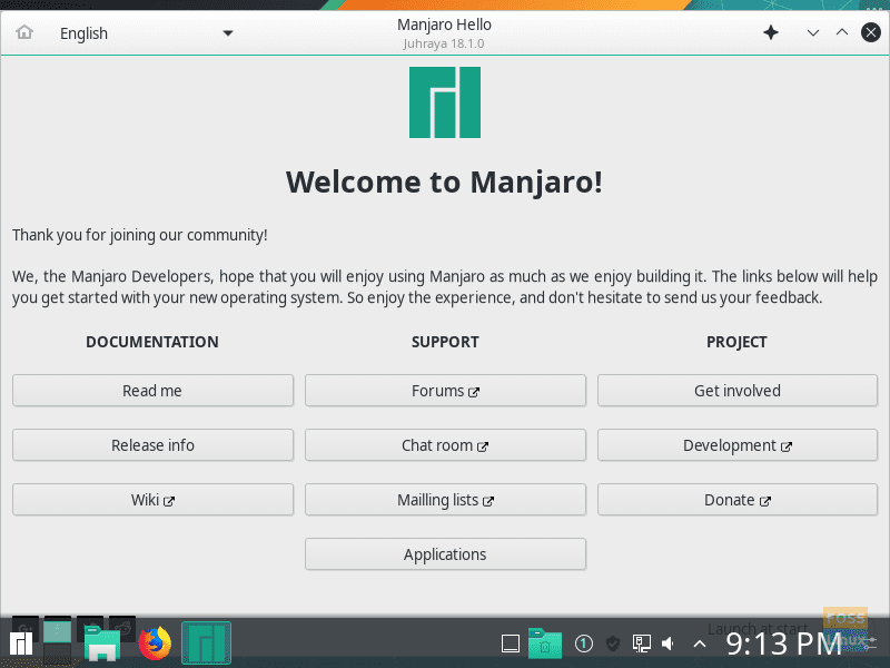 Installing an updatable Manjaro Linux on a USB Flash Drive | FOSS Linux