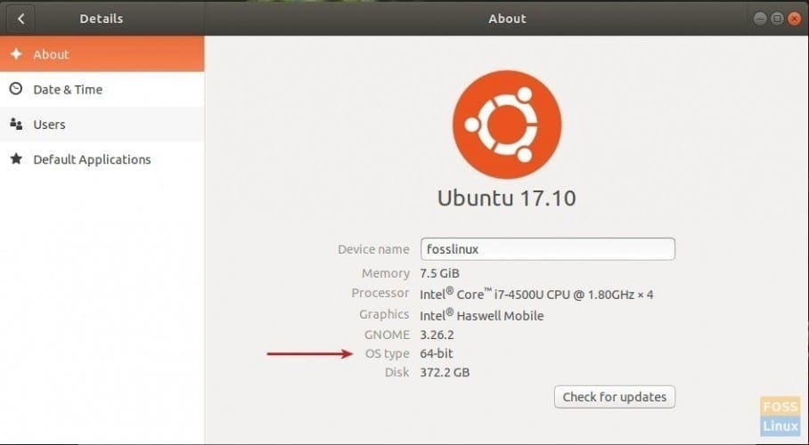 Check if a Linux PC is 64-bit or 32-bit by command-line