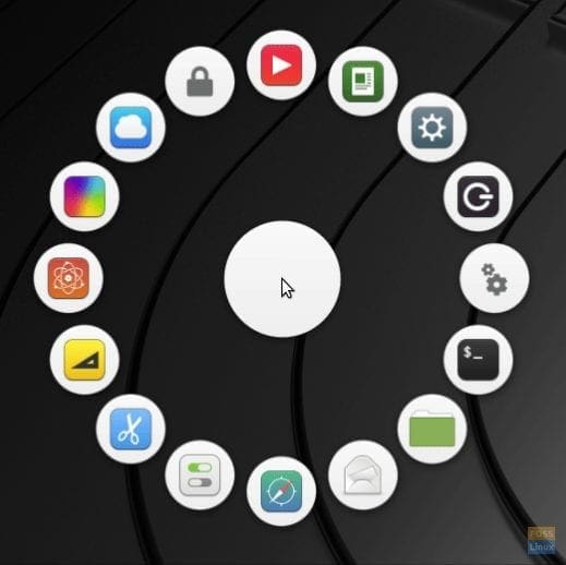 Gnome Pie Circular Application Launcher For Linux Foss Linux