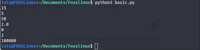 Getting Started With Python Foss Linux