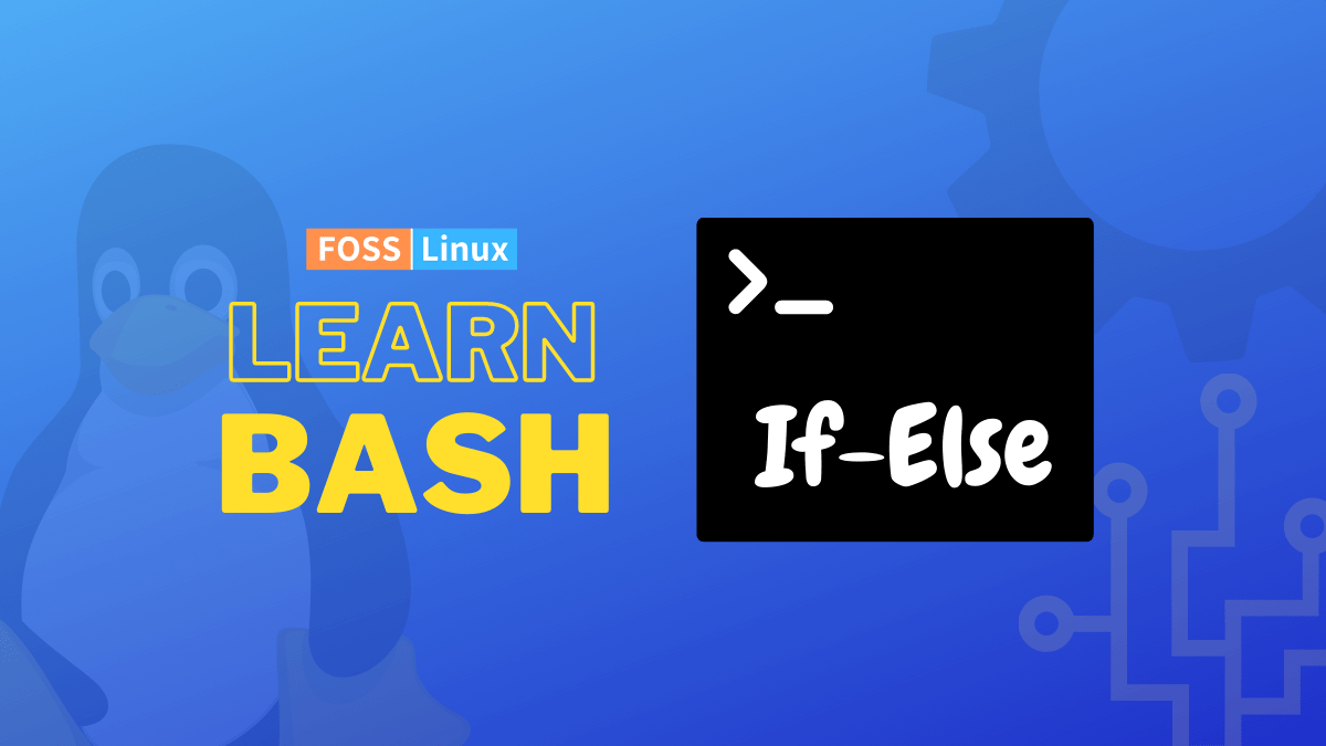 Bash If Else Statements With Examples FOSS Linux