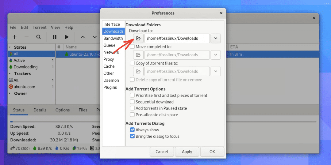 How to Install Deluge BitTorrent Client on Linux